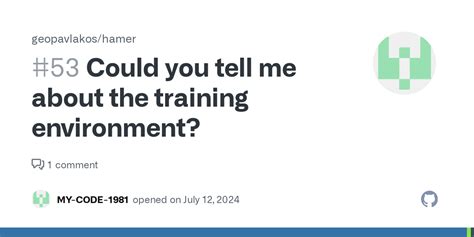 Could You Tell Me About The Training Environment Issue Geopavlakos Hamer GitHub