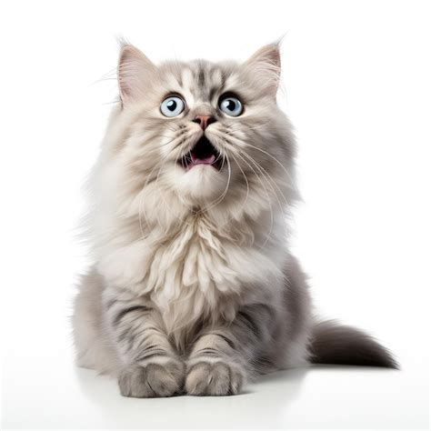 Premium Ai Image Illustration British Longhair Cat Licking Hands Engaging Visual Perfection