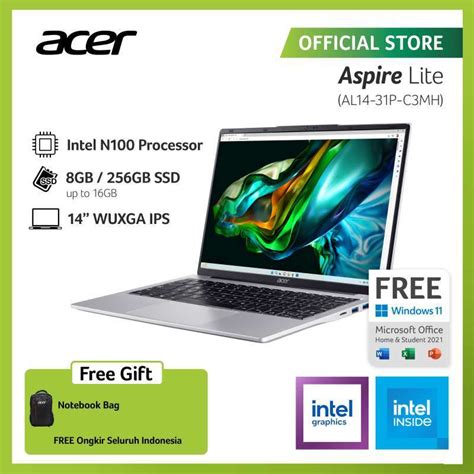 Jual Laptop Acer Aspire Lite Original Murah Harga Diskon April Blibli