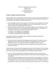 ECO ProblemSet Pdf ECO Introduction To Microeconomics Problem Set Lectures