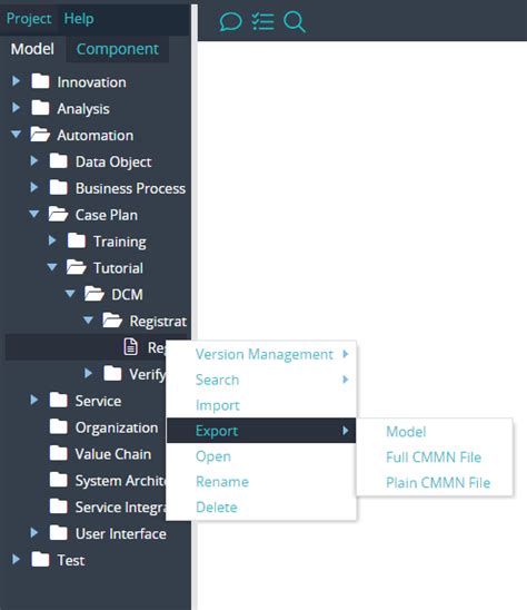 Working With Models Import Export Model Folder Project