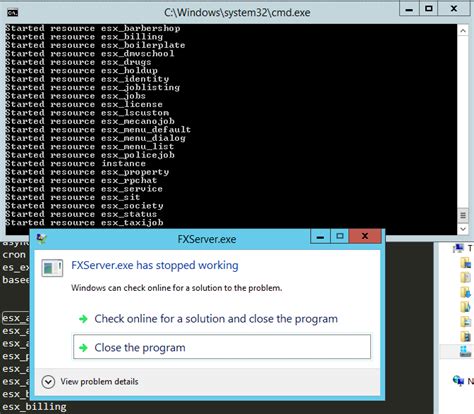 Help Please Server Start Crash Server Discussion Cfx Re Community