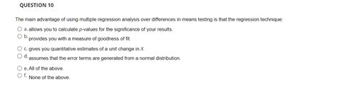 solved consider the multiple regression model with two