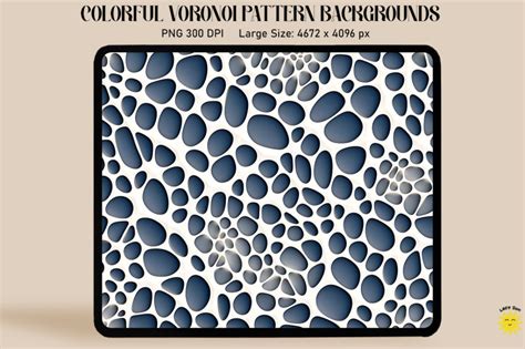 Abstract Voronoi Diagram Pattern By Mulew Art Thehungryjpeg