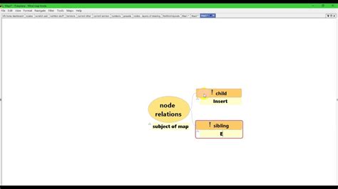 freeplane node basics youtube