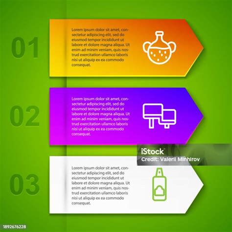 세트 라인 에센셜 오일 병 사우나 나무 벤치 및 스프레이 헤어 스프레이 캔 비즈니스 인포그래픽 템플릿입니다 벡터 0명에 대한 스톡 벡터 아트 및 기타 이미지 Istock