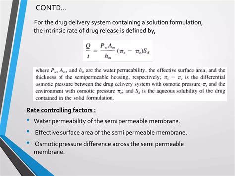 Rate Controlled Drug Delivery System Pptx