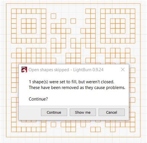 output qrcode negative lightburn software questions lightburn