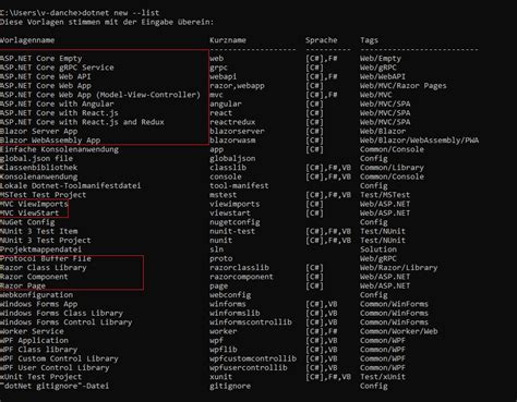 Loc With Net6 Preview 7 Installed On Locale Os Some Template Names
