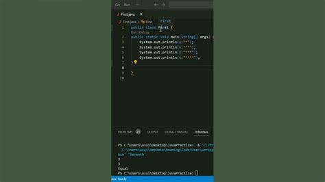 Print The Pattern Of Star ⭐ Shorts Ytshorts Java Javaprogramming Coding Youtube