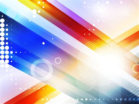 Colorful Striped Ppt Design Free PPT Background