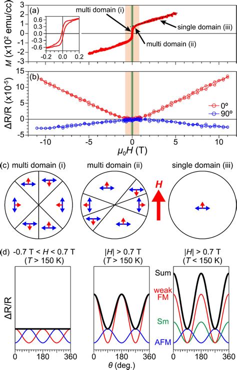 a hysteresis loop of tsfo 5 nm measured at t 200 k inset shows