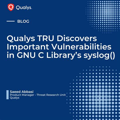qualys on linkedin qualys tru discovers important vulnerabilities in