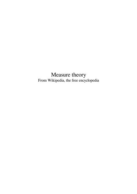 Pdf Measure Theory Dokumen Tips
