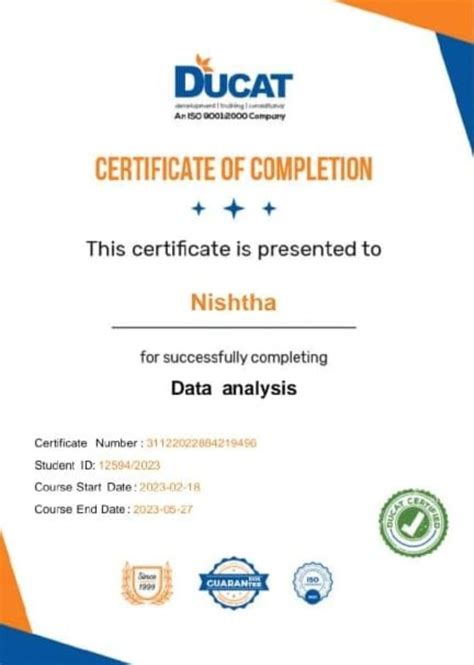 Nishtha Kumari On Linkedin I Have Successfully Completed A Data