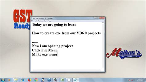 How To Create Exe From Our Vb60 Projects Youtube