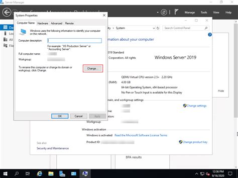 How To Change The Hostname On Windows Server Snel