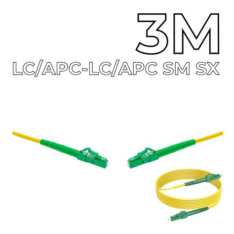 Patch Cord LC APC LC APC SM SX 3M Kosprod Dyçan i produkteve elektronike