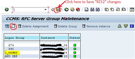 How To Run Sap Transaction Rz12 To Configure Rfc Server Group Sap