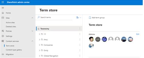 Term Store Service In Sharepoint Online Tanent Issues Microsoft Qanda