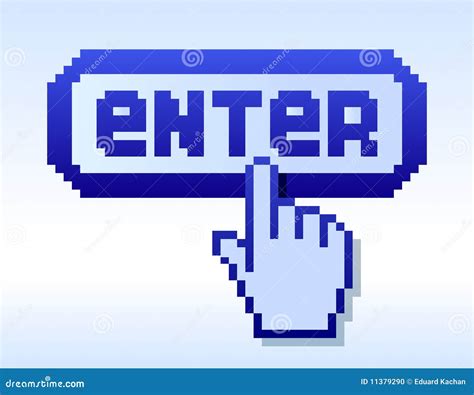 Cursor And Enter Stock Vector Illustration Of Enter