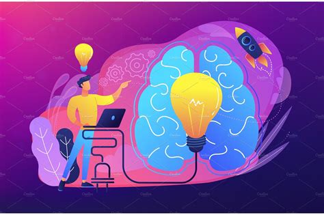 Brainstorm Concept Vector Education Illustrations ~ Creative Market