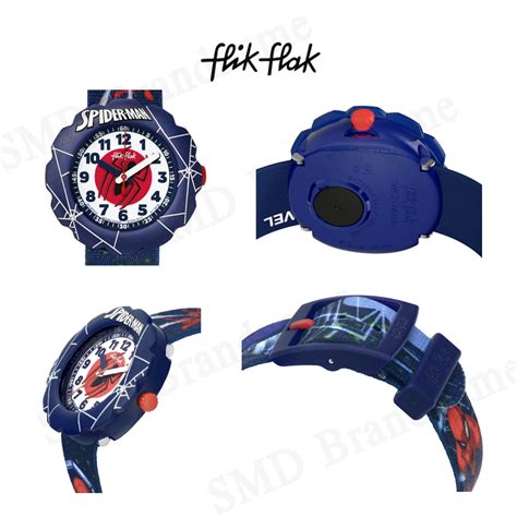 Flik Flak นาฬิกาข้อมือ รุ่น Spider Man In Action Code Flsp012 Smd