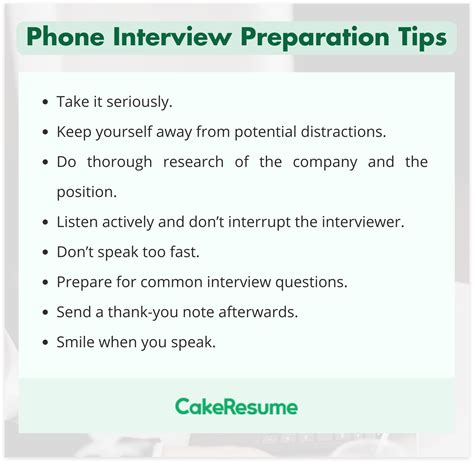Phone Interview Questions With Answers Preparation Tips CakeResume
