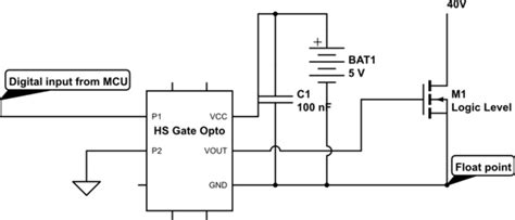 How To Drive A High Side Logic Level Power MOSFET Electrical Engineering Stack Exchange