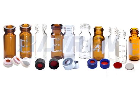 Hplc Sampler Vial For Laboratory Test On Salehplc Vials With Caps For