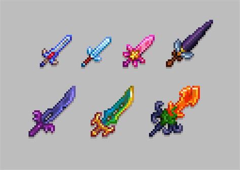 Giving The Terraria Favorite Sword Sprites The 14 Facelift Which One