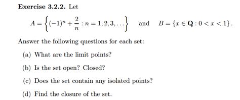 solved let a { l n 2 n n 1 2 3 } and b {x