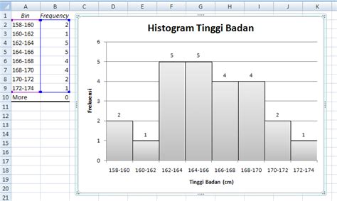 Cara Membuat Grafik Histogram Di Excel