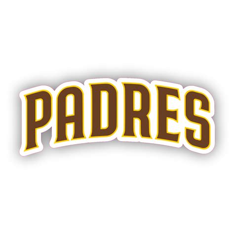 San Diego Padres Light Brown Padres Temporary Tattoo Biggest