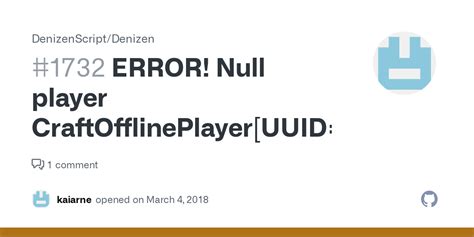 error null player craftofflineplayer[uuid xxxxxxxxxxxxxxxxxxxxx