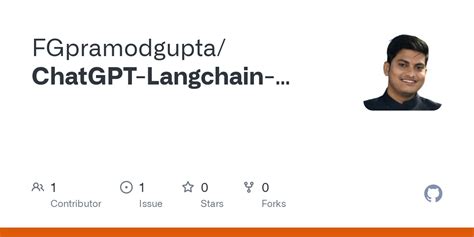 Github Fgpramodguptachatgpt Langchain Chromadb