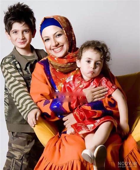 عکس بازیگران با خانواده عکس نودی