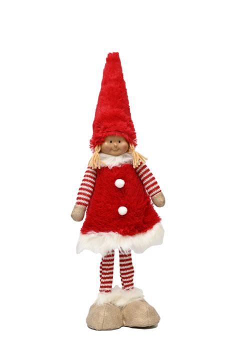 გოგონა გრძელი ქუდით და მყარი ფეხებით Dory