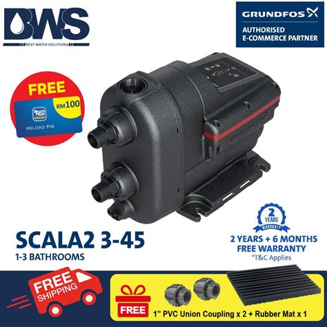 Grundfos Scala 2 3 45 Home Water Pressure Booster Pump Shopee Malaysia