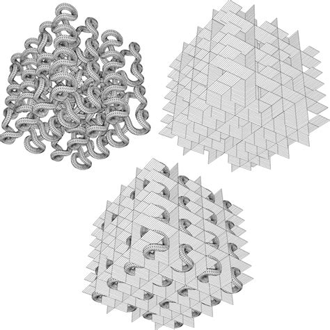 The Spline Curve Of The Third Stage Of The Cube Filling Hilbert Curve