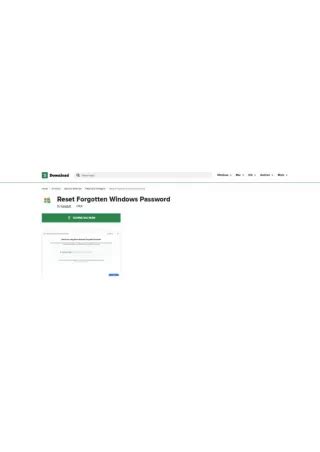 Windows Password Reset Tool Online Presentations Channel