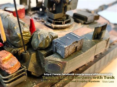 M1a2 Abrams With Tusk I Trophy System And Crows Turret R Modelmakers