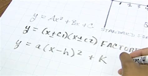 Recursive Quadratic Function Tables Equation