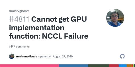 Cannot Get Gpu Implementation Function Nccl Failure · Issue 4811