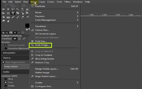 resizing image in gimp without losing quality step by step process