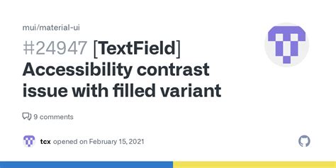 Textfield Accessibility Contrast Issue With Filled Variant Issue