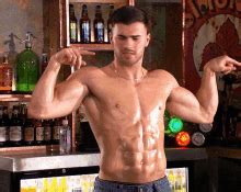 Man Flexing His Muscles S Tenor