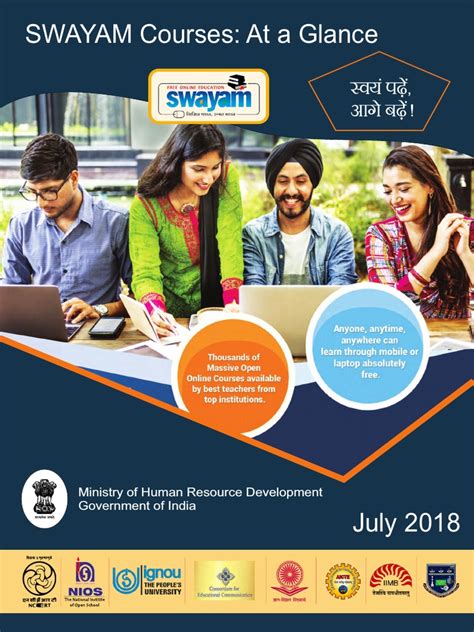 Swayam Booklet Pdf Educational Technology Massive Open Online Course