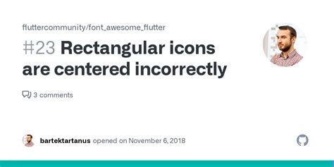 Rectangular Icons Are Centered Incorrectly Issue Fluttercommunity Font Awesome Flutter