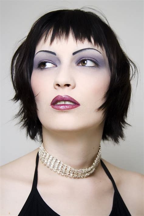 Dark Haired Beauty Stock Image Image Of Lifestyle Black